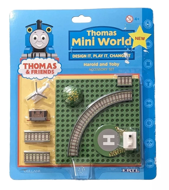 THOMAS THE TANK Engine & Friends Mini World Harold And Toby Accessory ...