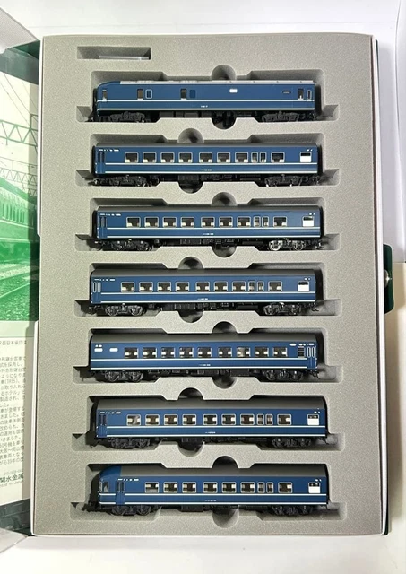 KATO N GAUGE 10-280 Sayonara 20 Series Passenger Car 7-Car Set Used ...