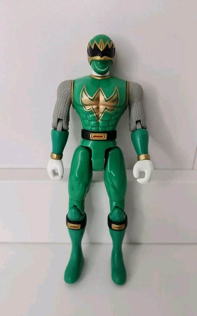 VINTAGE POWER RANGERS Ninja Storm Green Ranger Jointed Action Figure ...