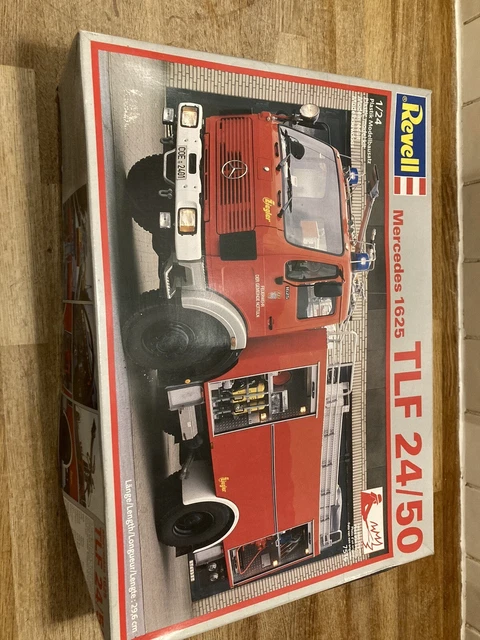 REVELL MERCEDES-BENZ 1625 TLF 24/50 Fire Engine Limited Ed Kit Scale 1: ...