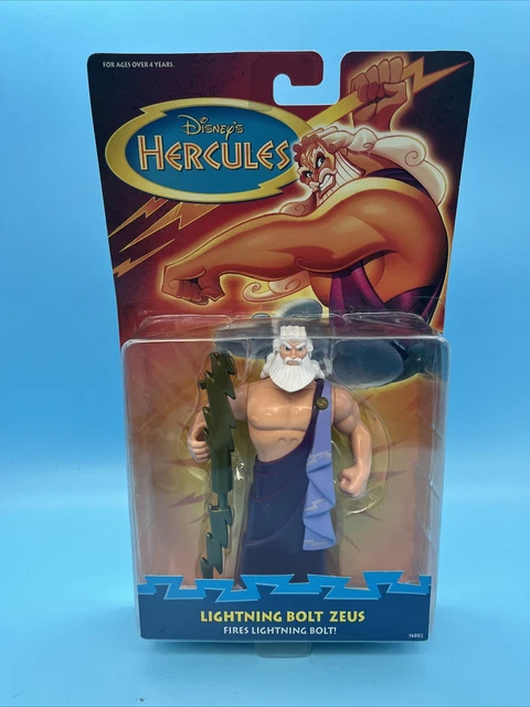FIGURA DE ACCIÓN Hércules de Disney - Lightning Bolt Zeus - Mattel 1997 ...