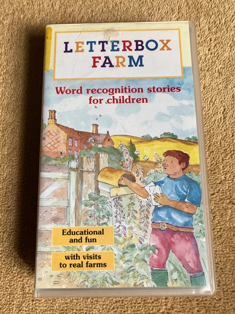 LETTERBOX FARM VHS Made in UK Vintage word recognition stories for ...