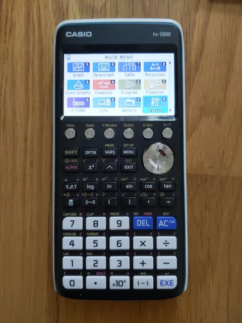 CASIO FX-CG50 3D Graphic Calculator Maths A Level GCSE FSMQ Edexcel £60.00 - PicClick UK