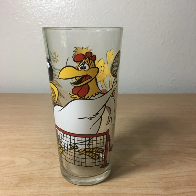 VINTAGE WARNER BROS Foghorn Leghorn Henry Hawk 1976 Pepsi Glass £6.94 ...