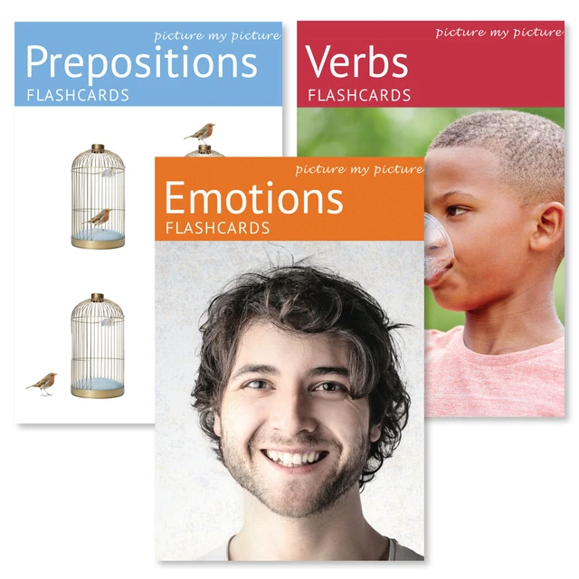 FEELINGS & EMOTIONS, Prepositions and Verbs Flashcards $42.95 - PicClick