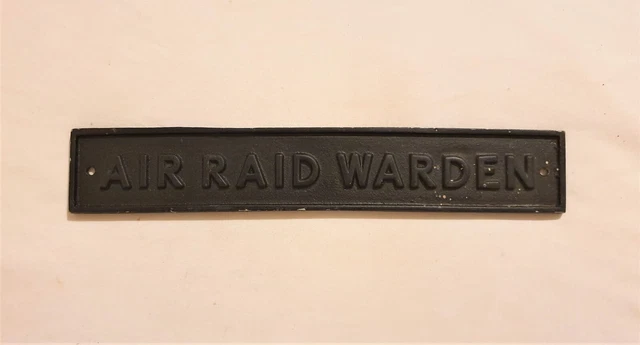 ORIGINAL WW2 BRITISH ARP Air Raid Precaution Warden Civil Defence Name ...