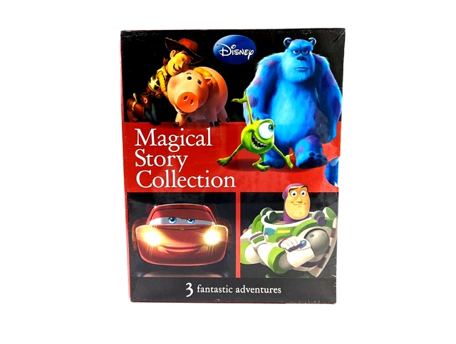 DISNEY MAGICAL STORY Collection Books x3 Monsters Inc Cars 2 Toy Story ...