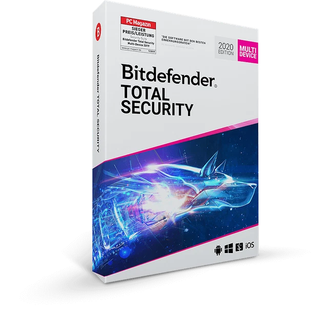 BITDEFENDER TOTAL SECURITY 2026 - 2027 5 PC | 1 Jahr | VPN Win Mac ...