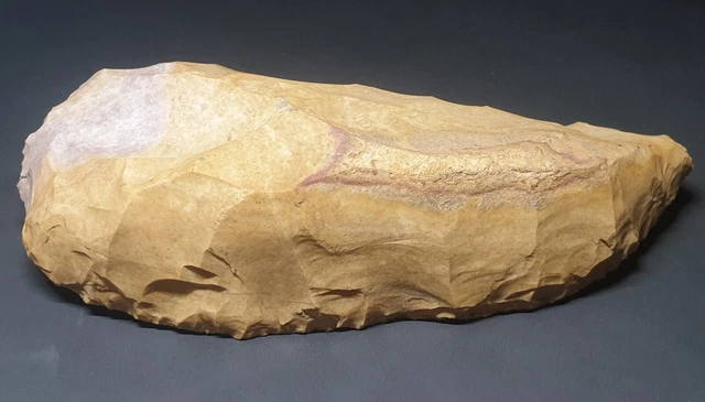 GRATTOIR QUINA SILEX France 15cm paleolithique cut flint scraper ...