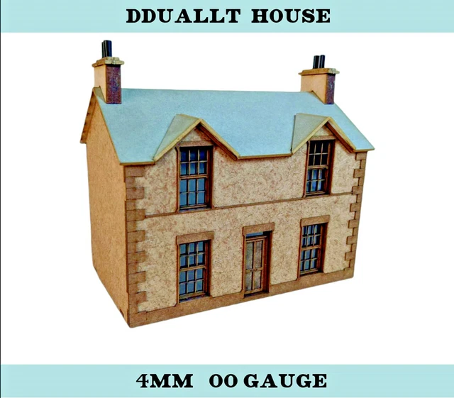 DDUALLT HOUSE LASER Cut Scratch Aid Layout Kit 00 Gauge 4mm Model ...