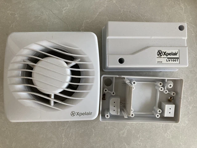 XPELAIR LV100T SAFETY Extra Low Voltage Bathroom 100Mm Extract Fan £10. ...