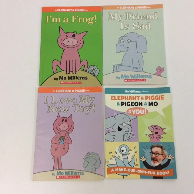 MO WILLEMS ELEPHANT Piggie Preschool Kindergarten 1st Grade 4 Picture ...