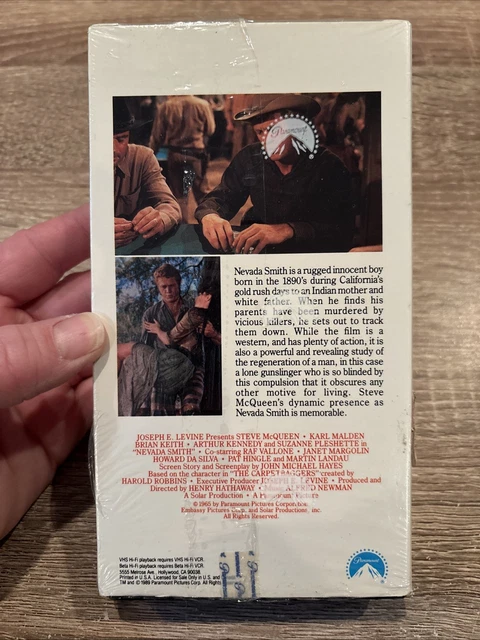 NEVADA SMITH VHS 1966 Steve McQueen Paramount $6.49 - PicClick CA