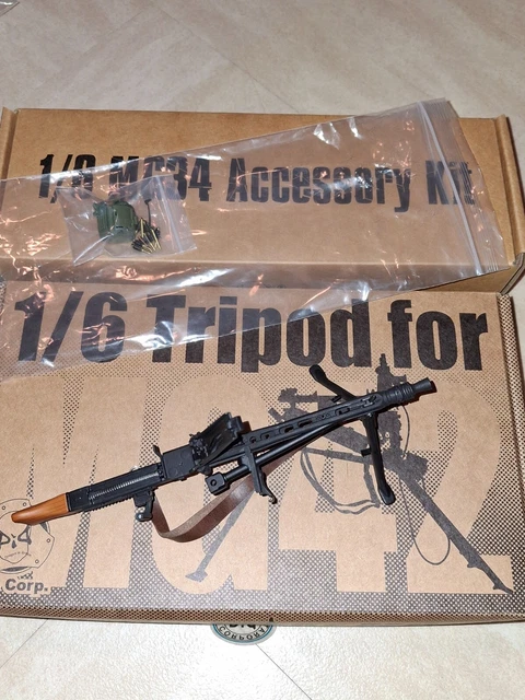 GERMAN WWII MG 42 Did Corp 1/6 Tripod Mg42 Kit Accessoires Mg34 Idem Gi Joe EUR 270,00 - PicClick FR