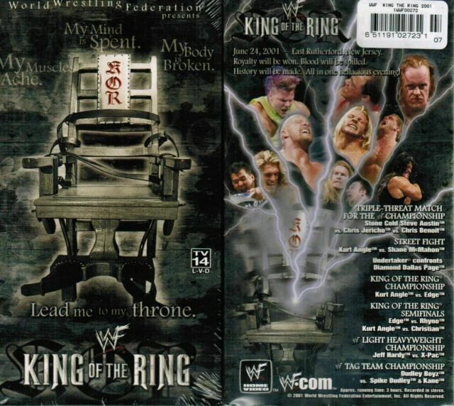 WWF KING OF THE RING 2001 vhs wrestling BRAND NEW FACTORY SEALED £23.47 ...