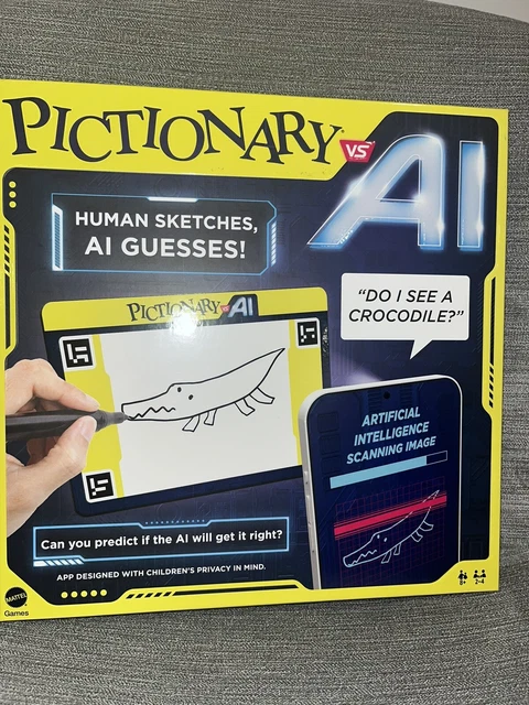 MATTEL GAMES - Pictionary Vs. Ai Family Game For Kids And Adults And ...