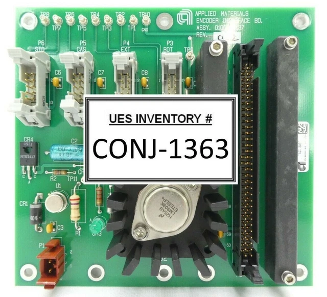 INTERFACE ENCODEUR AMAT Applied Materials 0100-09137 circuit imprimé ...