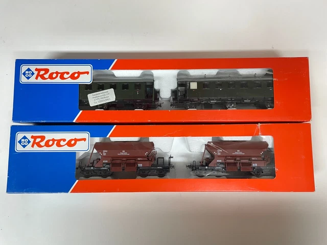2 X ROCO H0 Güterwagen-Set 44128+44859 Neu in OVP nie ausgepackt #523 ...