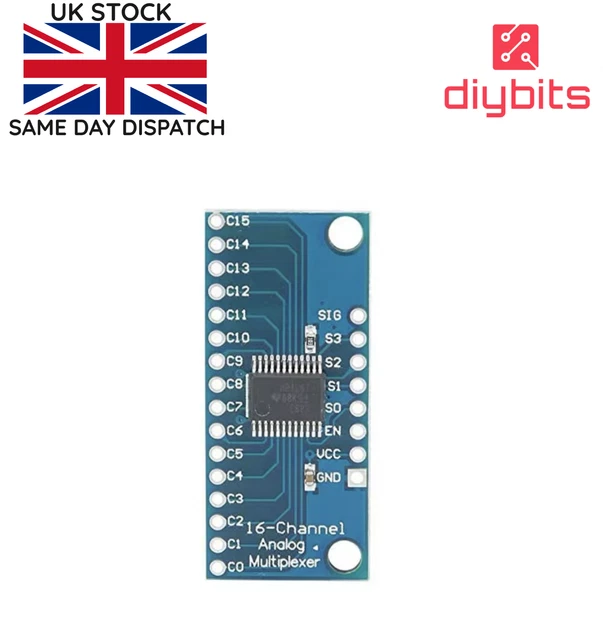 🇬🇧 CD74HC4067 ANALOG Digital MUX Breakout 16 Channel Multiplexer for ...
