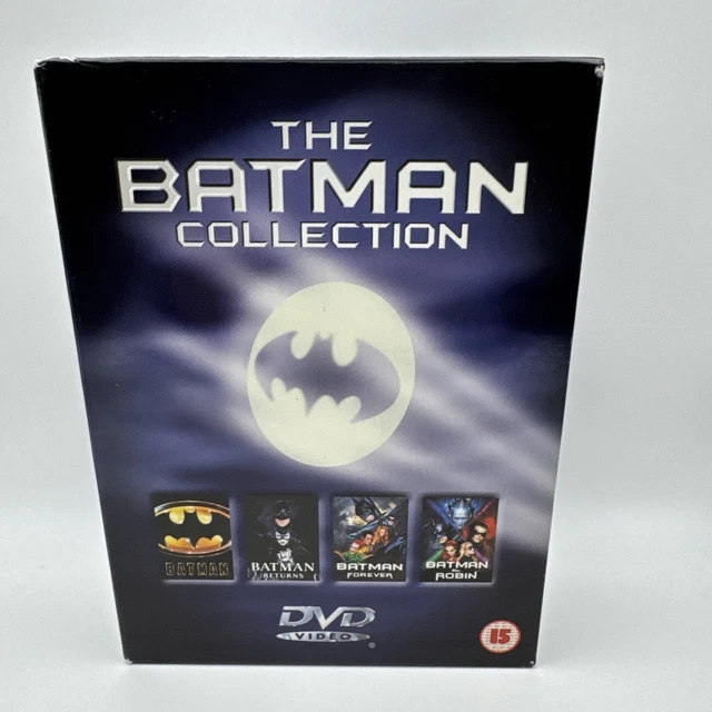 THE BATMAN COLLECTION 4 movie DVD Batman Returns Forever Batman and ...
