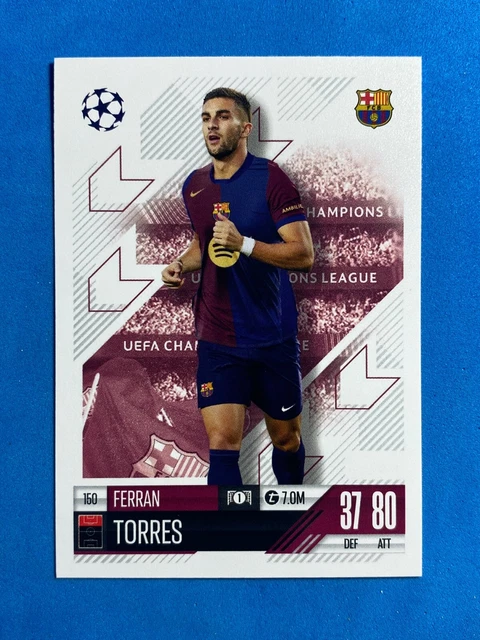 TOPPS MATCH ATTAX UCL 2024-25 2025 n.150 Ferran Torres (Barcelona) EUR 1,00 - PicClick IT
