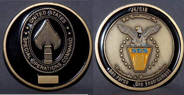 BIG 45MM GOLD BRIG GENERAL- CENTCOM J6 /CIO CHIEF INFO OFFICER ...