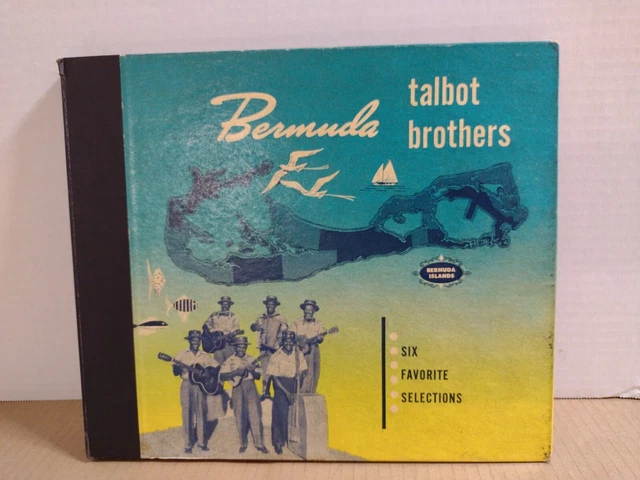 THE TALBOT BROTHERS Six Favorite Selections 3x10" 78 ALBUM Bermuda Vol ...