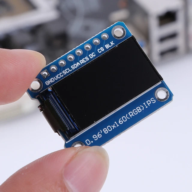 0.96 INCH TFT Display Module 8 Pin ST7735 LCD Screen Display Module ...
