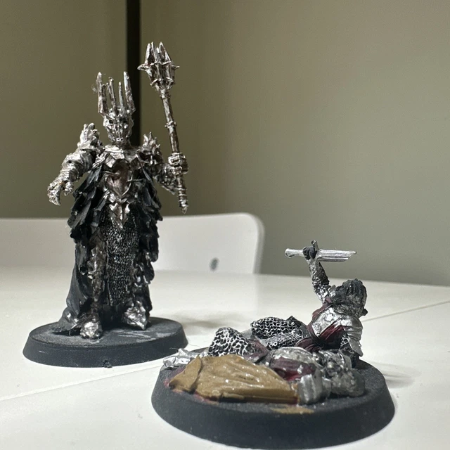 MIDDLE EARTH SBG Lord of The Rings - The Dark Lord Sauron Metal ...