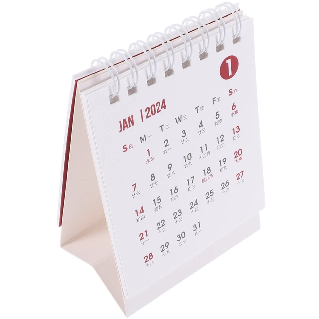 OFFICE DESK CALENDAR Small 2023 2024 Calendar Office Table Calendar ...