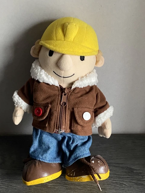 BOB THE BUILDER Bob Plush Stuffed Toy (Born To Play Toys) 30cm tall ...