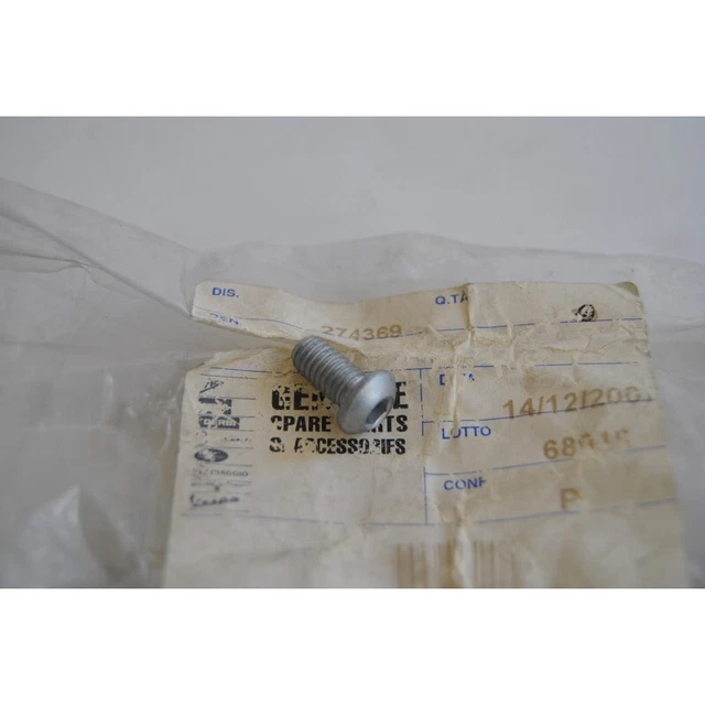 VIGNE GARDE-BOUE AVANT Front FENDER Vis Piaggio Ciao 50 1999 Hexagon ...