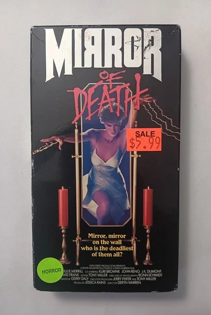 MIRROR OF DEATH VHS 1987 Julie Merrill Kuri Browne John Reno Horror £18 ...