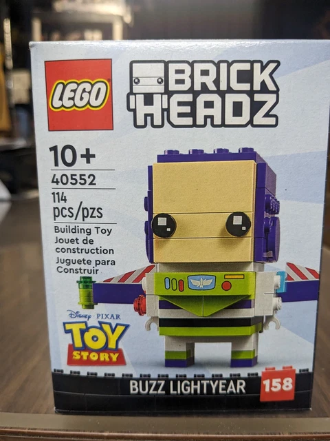 LEGO 40552 BRICKHEADZ Disney Toy Story Buzz Lightyear 114pcs Ship Fast ...