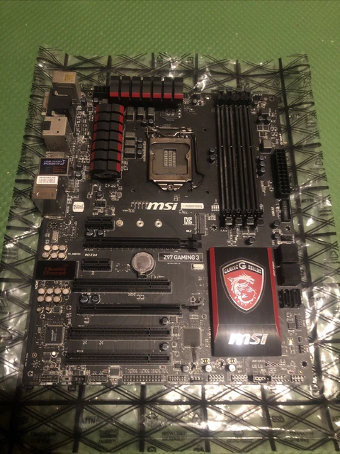 MSI Z97 GAMING 3 LGA 1150 DDR3 Intel Z97 SATA USB3.0 HDMI VGA ATX Motherboard £12.00 - PicClick UK