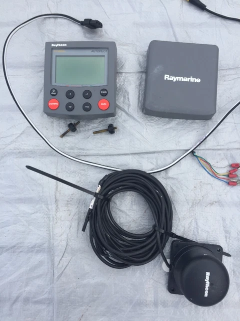 RAYMARINE ST 4000+ autopilot head unit and fluxgate compass $405.00 ...