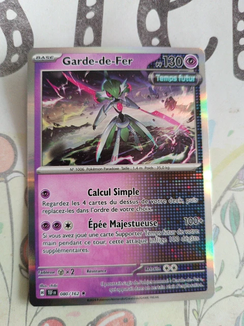 CARTE POKÉMON GARDE De Fer Holo Reverse Full Art Ev5 80/162 Force ...