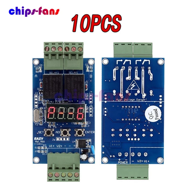 10PC DC12V DUAL Programmable Relay Control Board Cycle Delay Timer Switch Module £133.19 ...