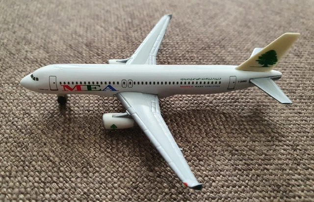 MEA MIDDLE EAST Airlines Airbus A320 Herpa Wings 1:500 Scale Diecast ...