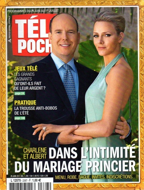 TELE POCHE N°2367 albert de monaco charlene anne roumanoff felicity ...