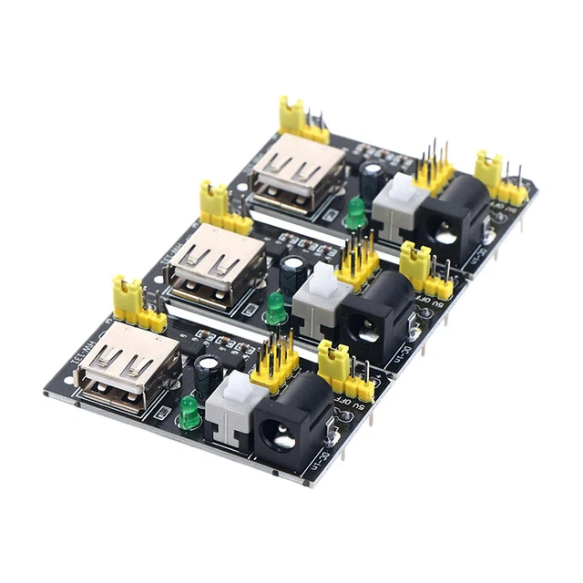 3PCS MB102 MB-102 Breadboard Power Supply Module For Solderless Bread ...