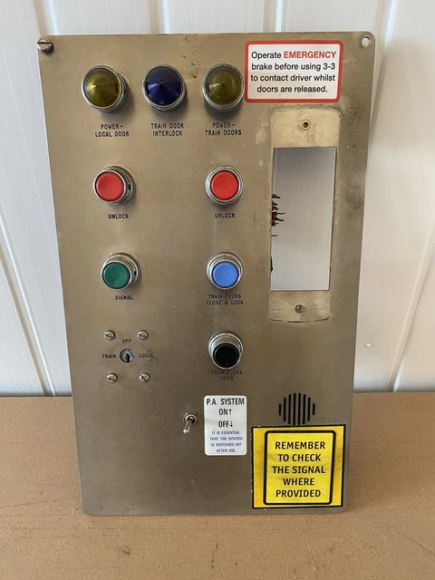 BRITISH RAIL MK4 guards control panel £80.00 - PicClick UK