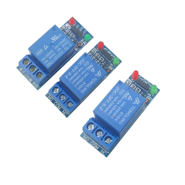 3PCS 5V SINGLE 1 Channel Relay Module Board Shield For Arduino ...