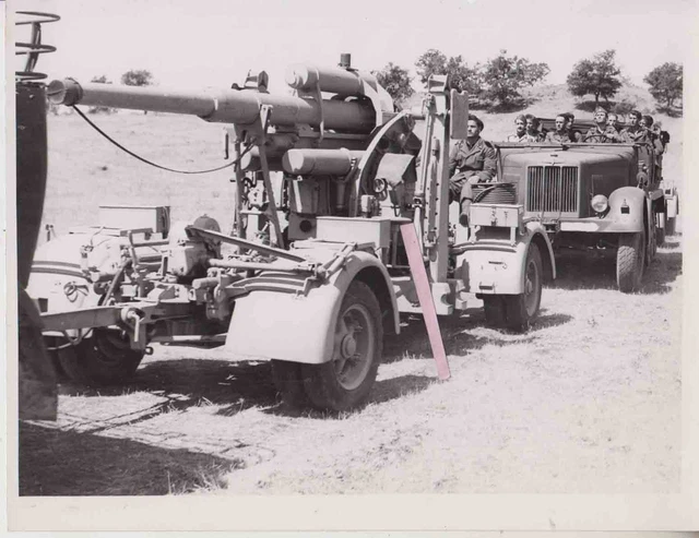 2.WK FOTO PANZER Flak 88 mm Div."M" Mussolini 1943 Top RAR !!! EUR 490 ...