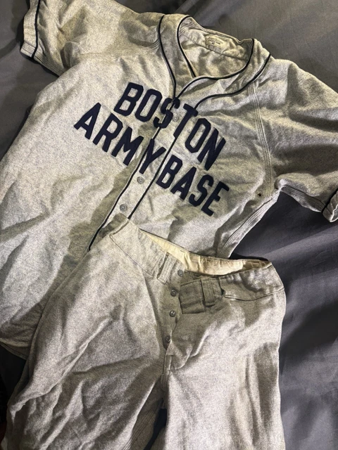 HORACE PARTRIDGE WW2 Era Military Wool Baseball Uniform WWII Boston ...