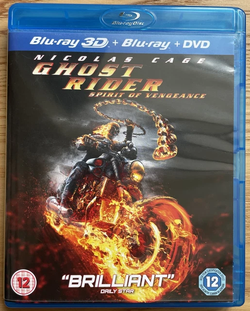GHOST RIDER - Spirit of Vengeance (Blu-ray 3D & 2D, 2011) 2 Discs EUR 4 ...