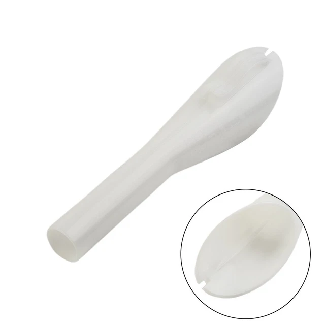 EMERGENCY CAPLESS FUEL Fill Filler Funnel Spout Adapter White For Ford ...