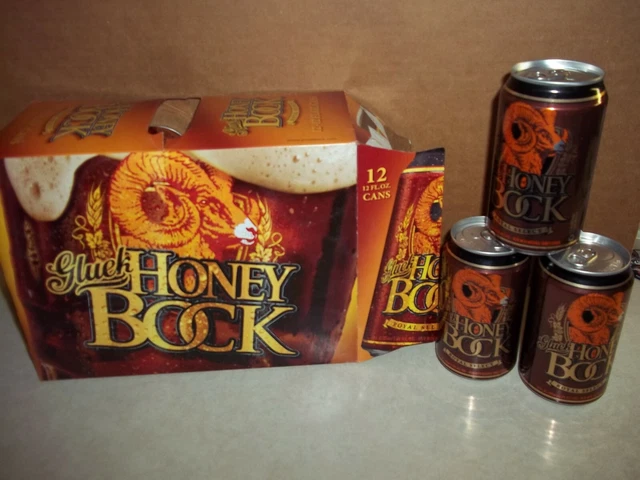 VINTAGE GLUEK BOCK BEER 12 PACK BOX CANS EMPTY BOTTOM OPENED Minnesota ...