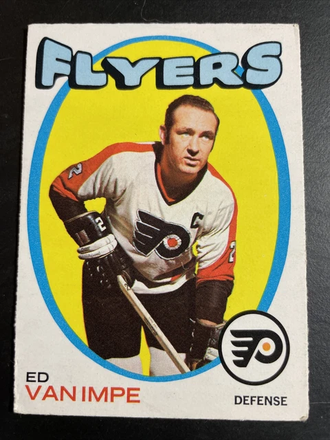 1971-72 O-PEE-CHEE HOCKEY Set Break #126 Ed Van Impe Flyers - Ex 👀 $2. ...