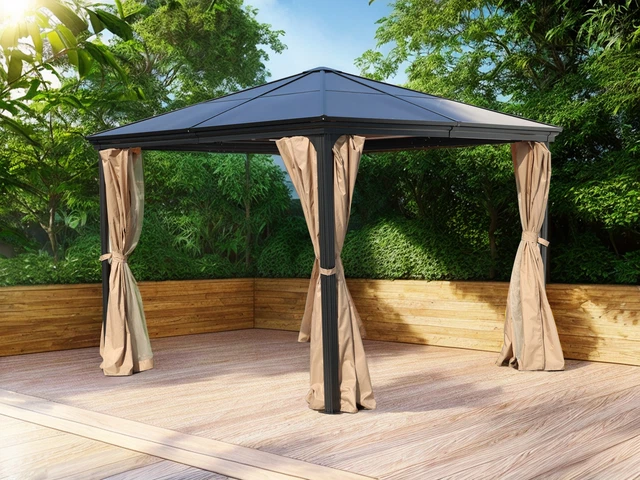Stilvolle Pavillon Ganzjahrig 3x3 Ebenbild